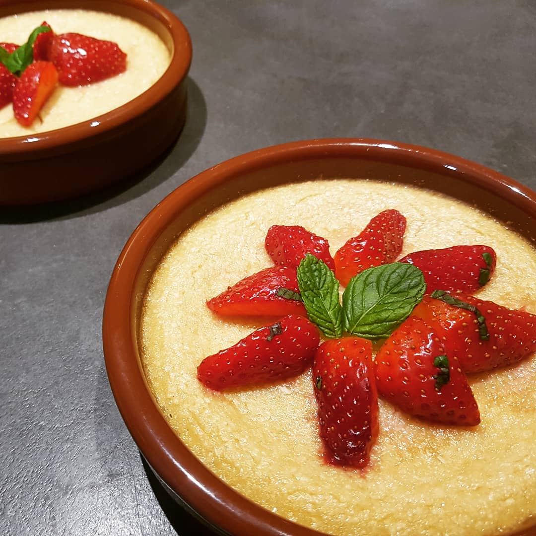 Flan Coco, Fraise – t.i.t.o.u.l.e.t.t.e.cuisine