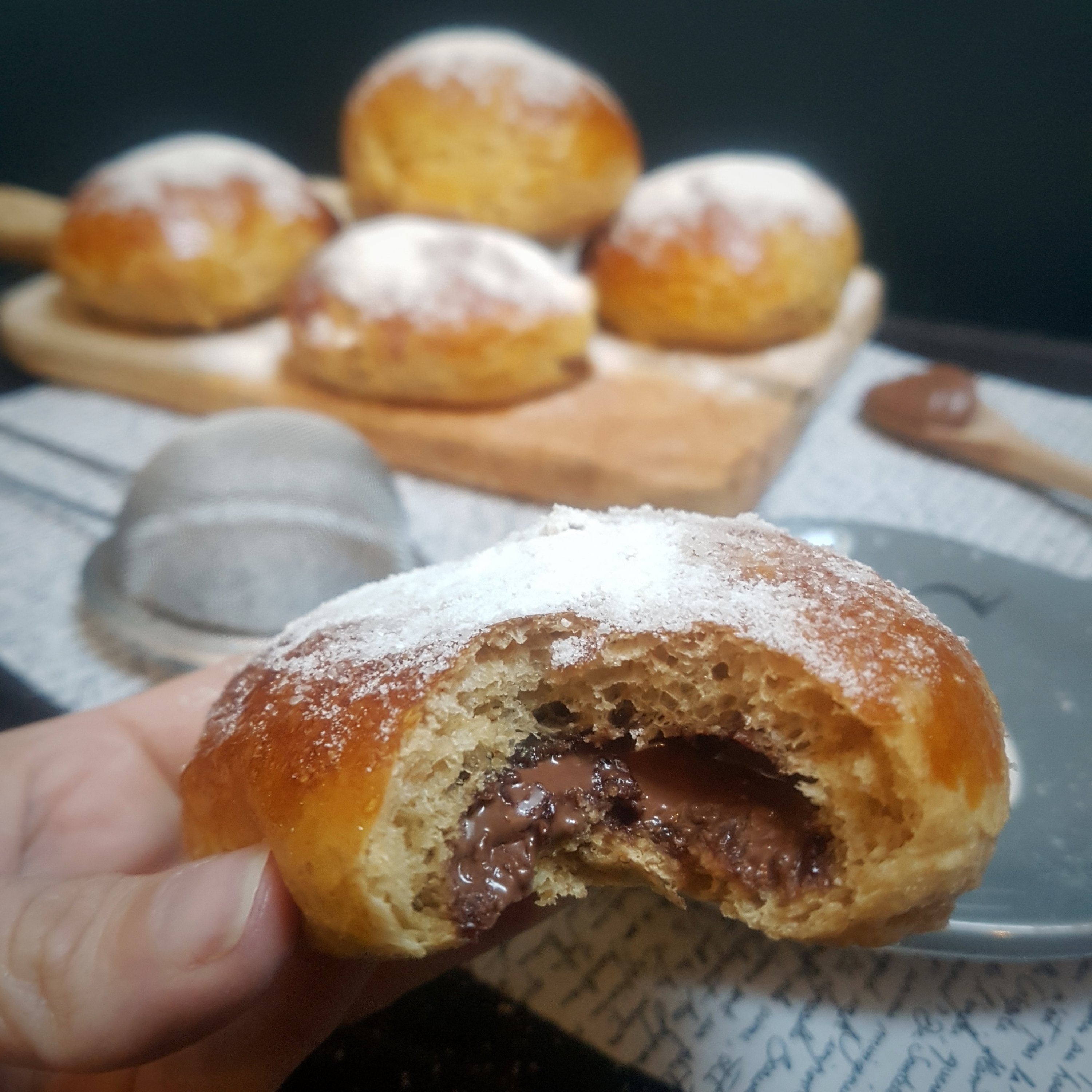 Beignets chocolat au FOUR – t.i.t.o.u.l.e.t.t.e.cuisine